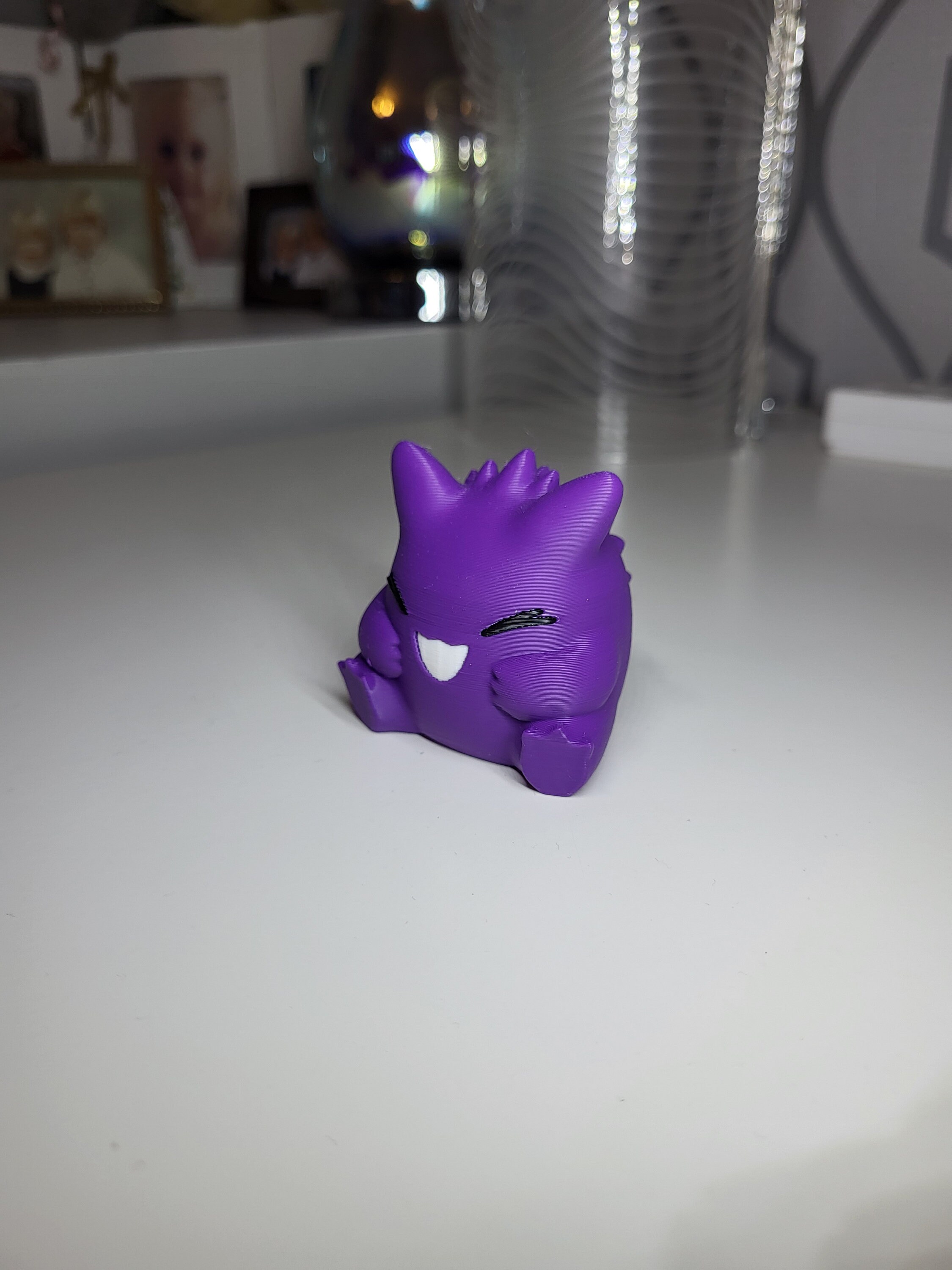 Full Colour Cute Gengar Pokemon Figure Sat Gengar Figure. - Etsy