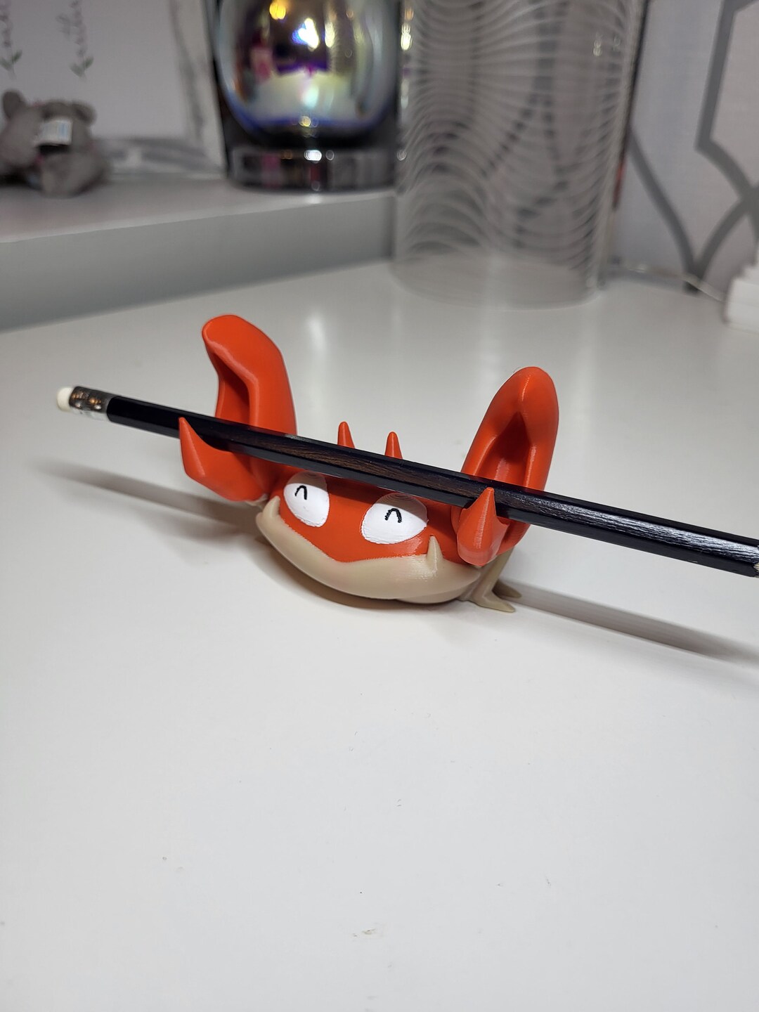 Krabby Pen Holder, 3D Printed Pokemons Gift. Full Colour Krabby Gift ...