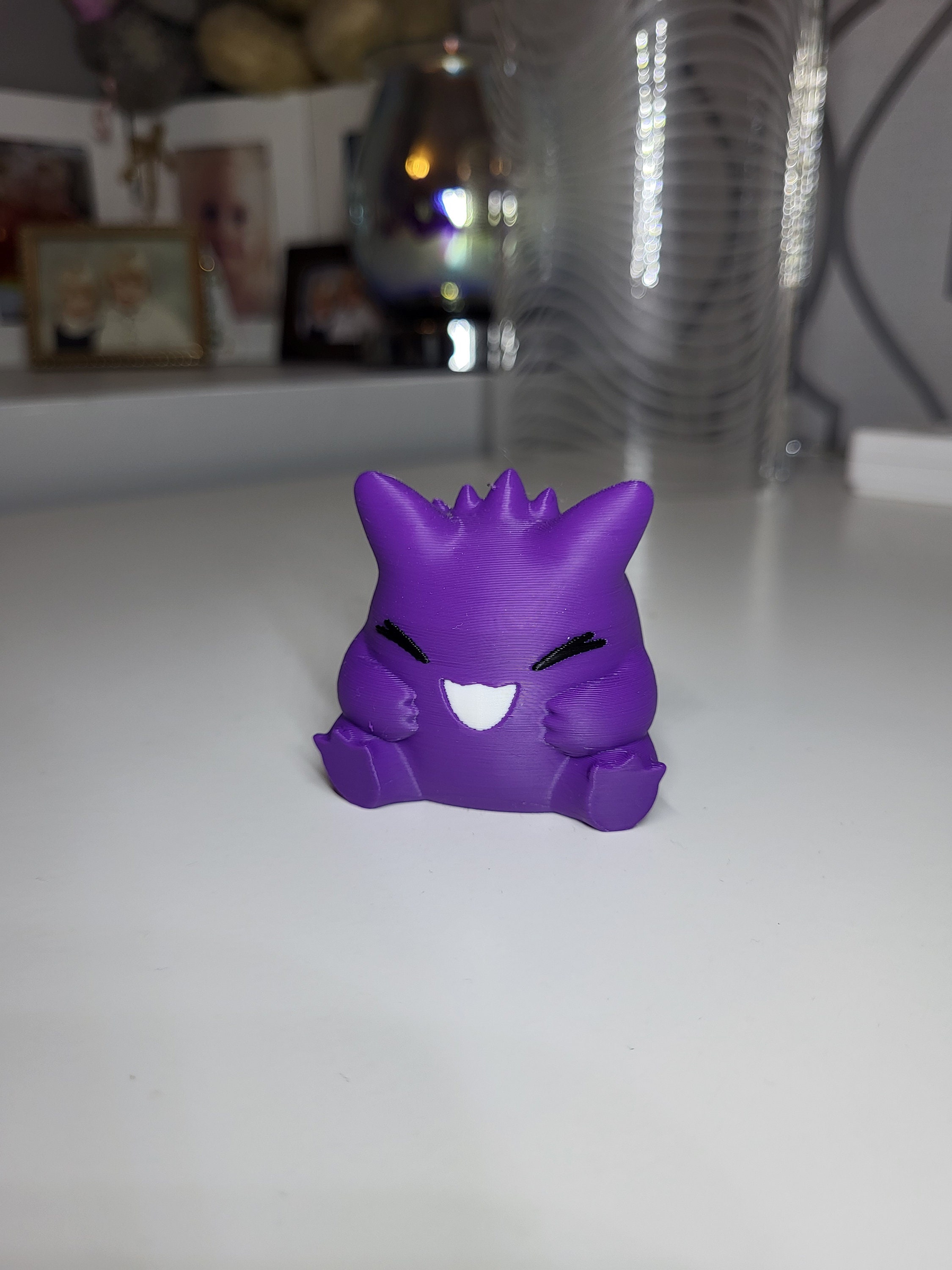 Full Colour Cute Gengar Pokemon Figure Sat Gengar Figure. - Etsy