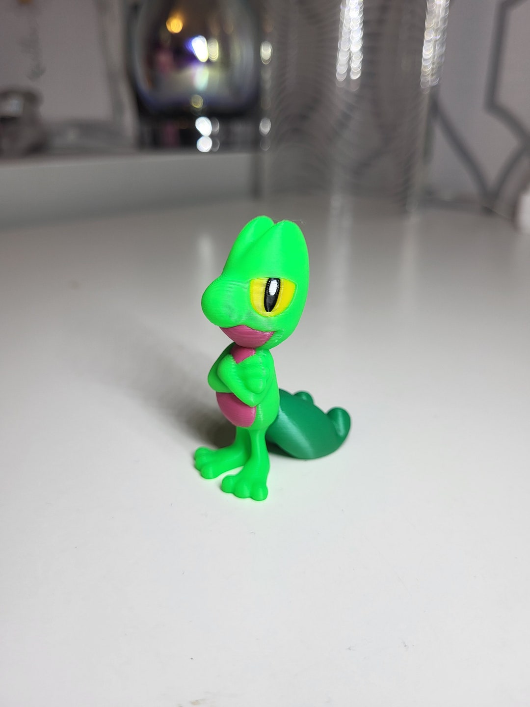 Treecko 3D Printed Pokemons Gift. Full Colour Treecko Gift for Him or ...