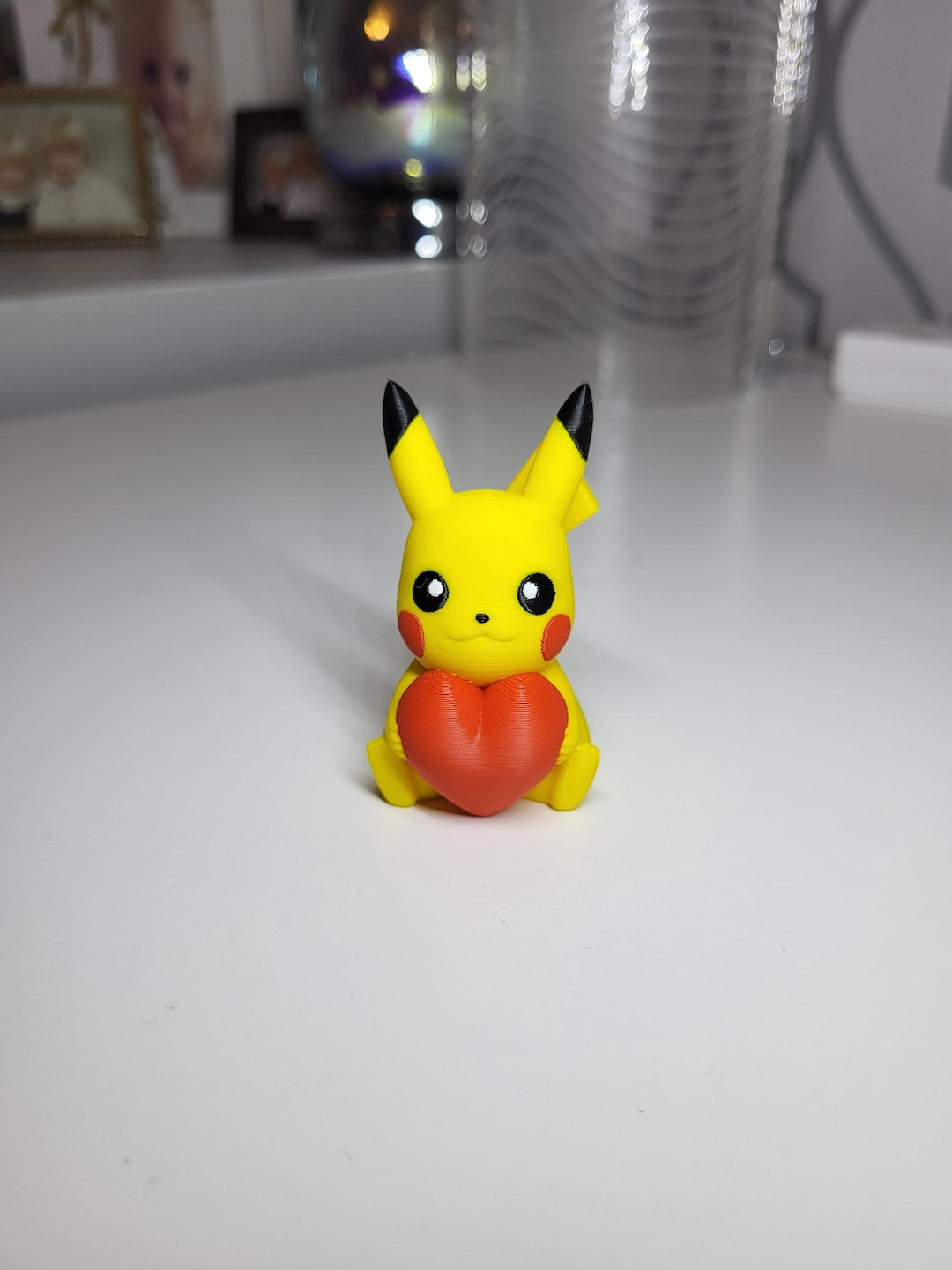 Valentines Day Heart Pikachu , Pikachu Pokemon Figure - Full Colour ...