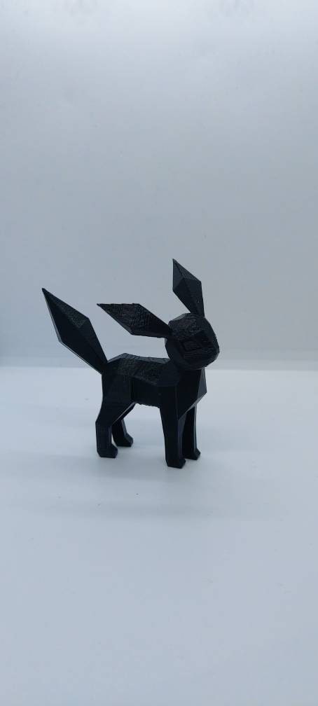 Umbreon Figure 3D Printed Pokemon Swole Low Poly Umbreon. - Etsy Australia