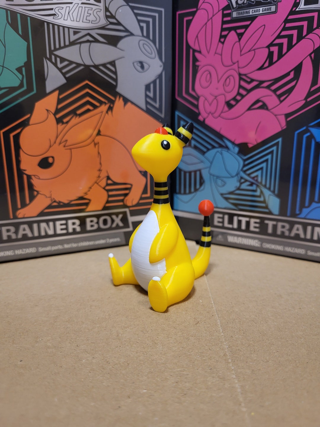 Ampharos 3D Printed Pokemon. Pokemon Gift. Full Colour Ampharos. Gift ...