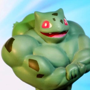 Ultra Swole Bulbasaur Figure , Pokemon Amiibo Unpainted & Unprimed ...