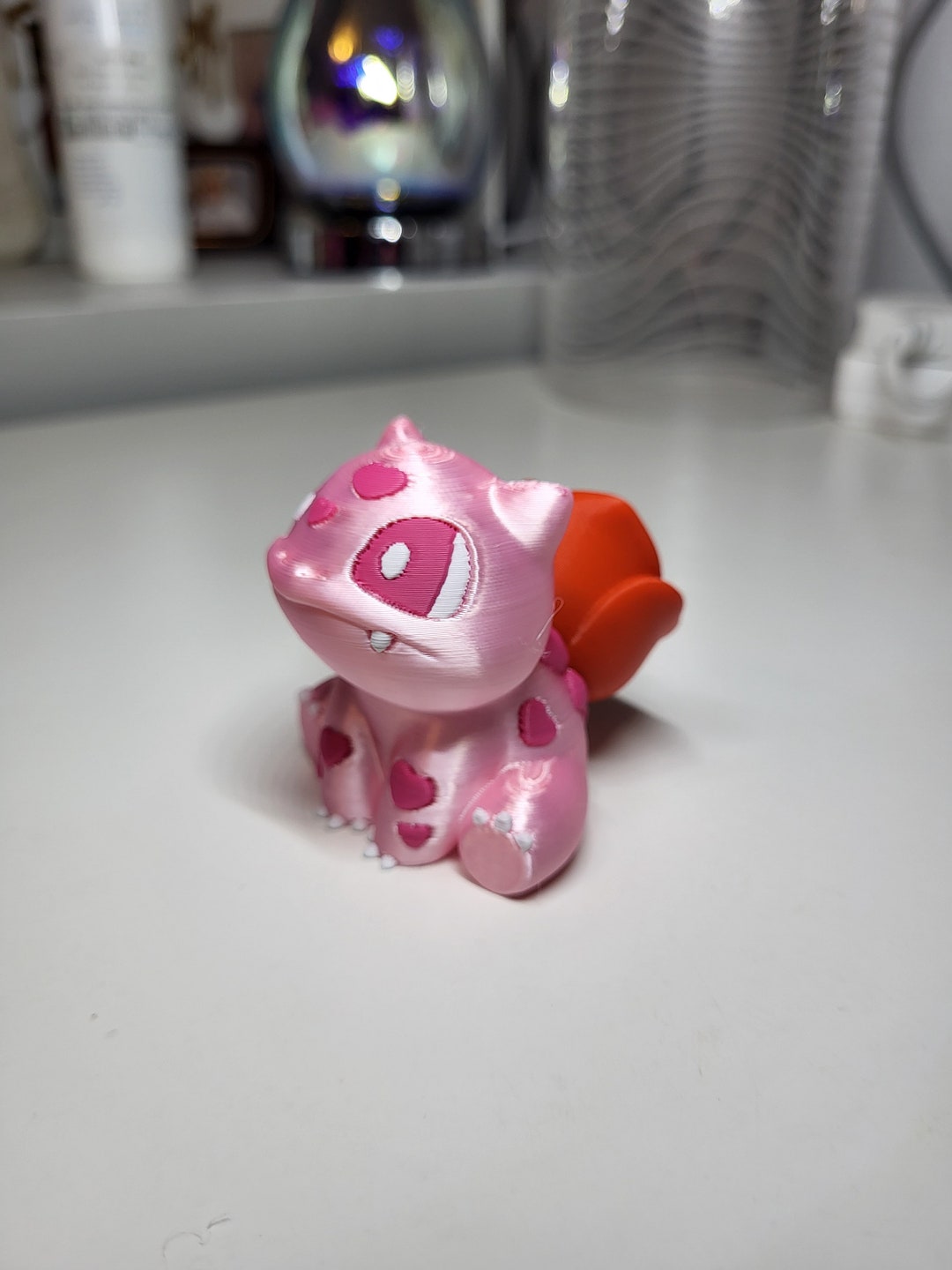 Valentines Day Bulbasaur. 3D Printed Valentine Pokemon Gift. Full ...