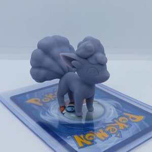 Alolan Vulpix, Vulpix Pokemon Figure - Solid Resin, Unpainted - Etsy