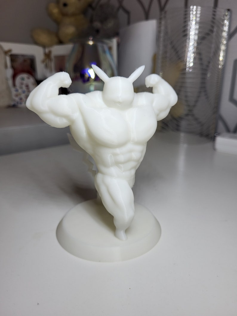 Ultra Swole Pikachu Figure Pokemon Amiibo Unpainted & - Etsy