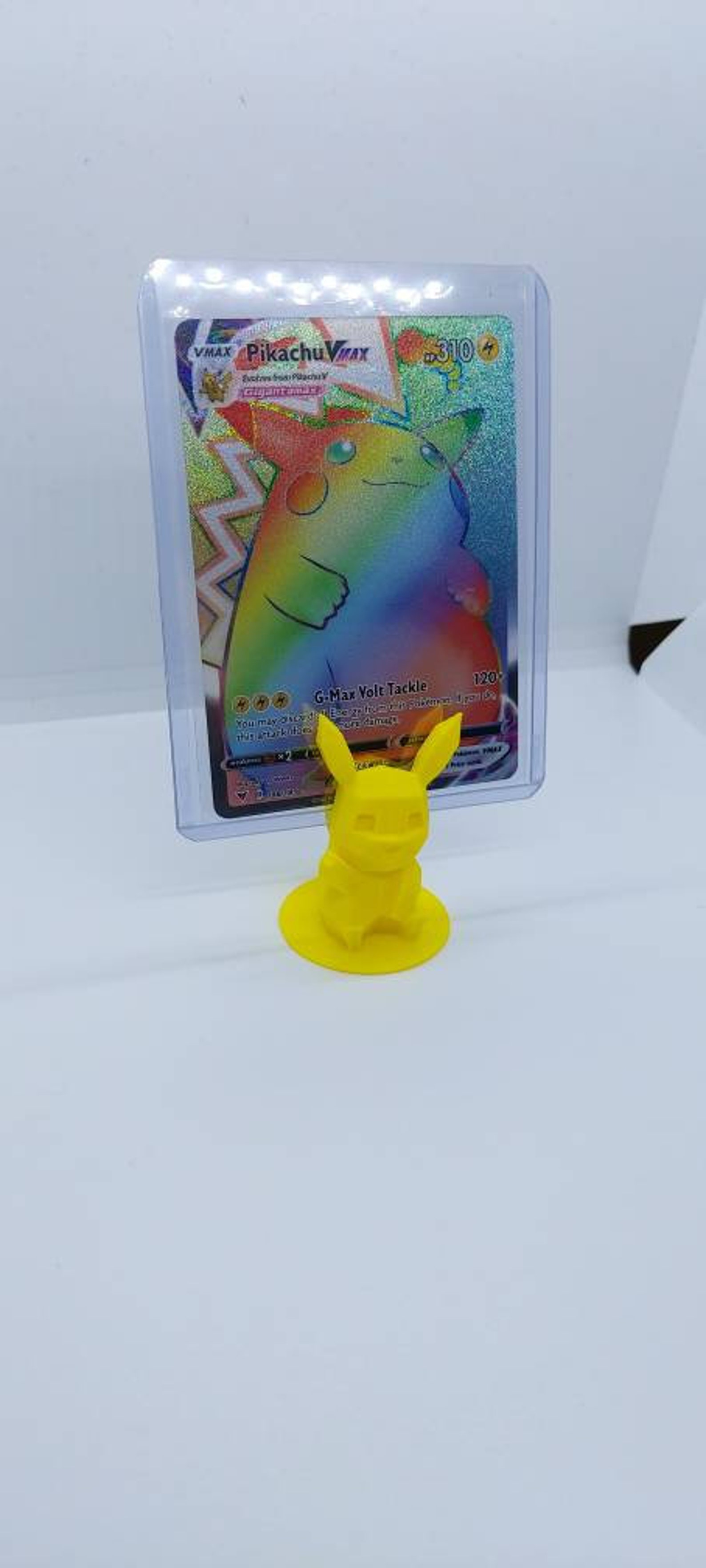 Pikachu Card Stand Pokemon Figure. Toploader Card Stand. Low - Etsy UK