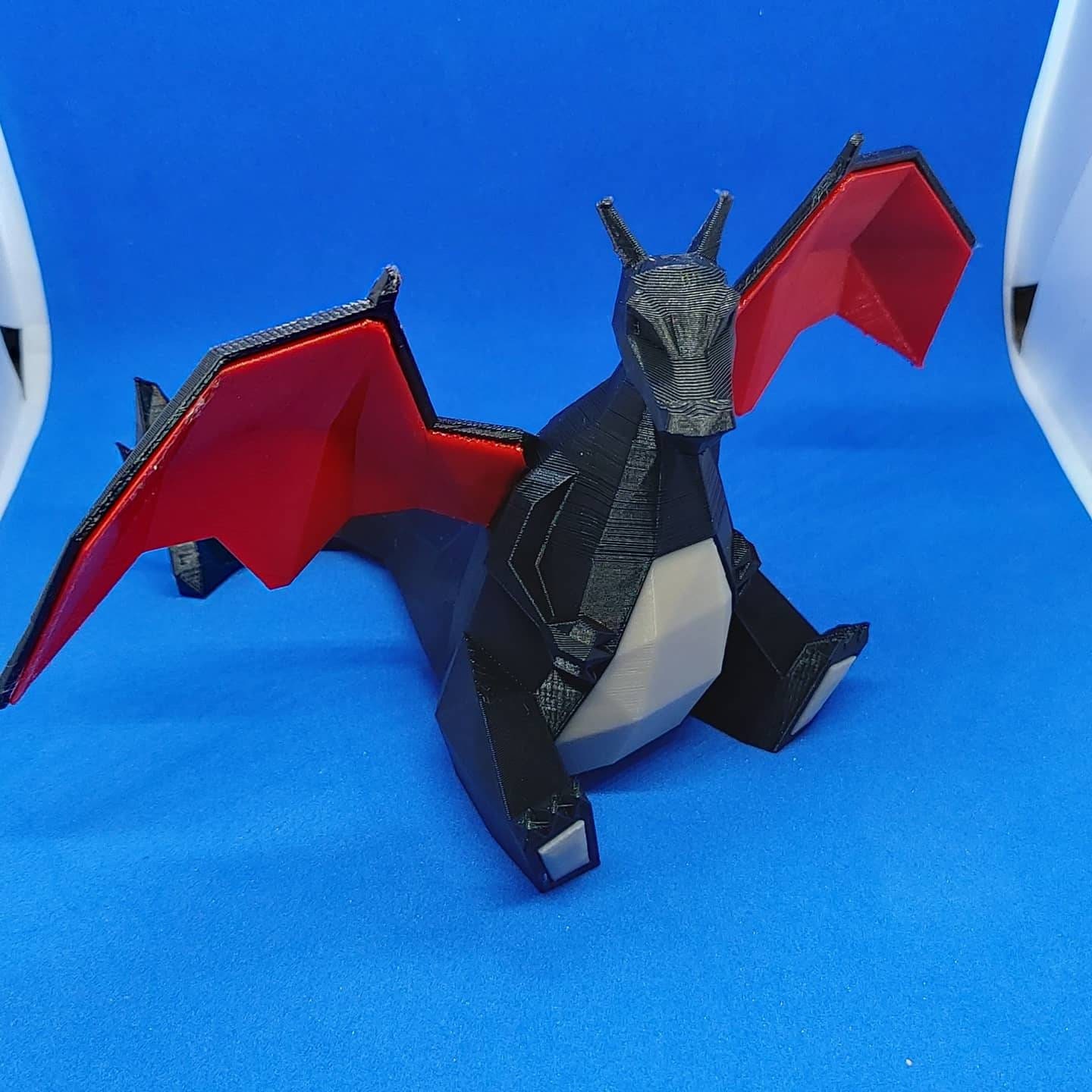 Shiny Charizard Figure. 3D Printed 10cm Tall - Etsy