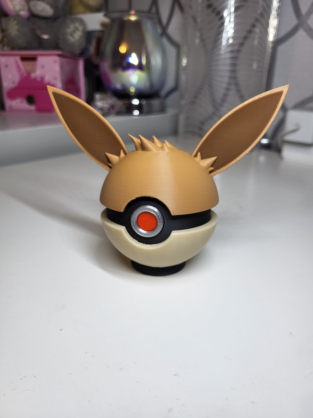 Eevee Pokeball Eevee Theme Pokemon Pokeball. 3D Printed Pokemon Gifts. Pokeball - Etsy