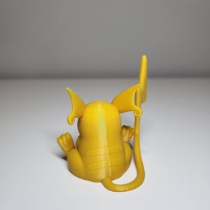 Raichu Pokemon Figure, Statue. 3D Printed Raichu. Custom Colors and ...