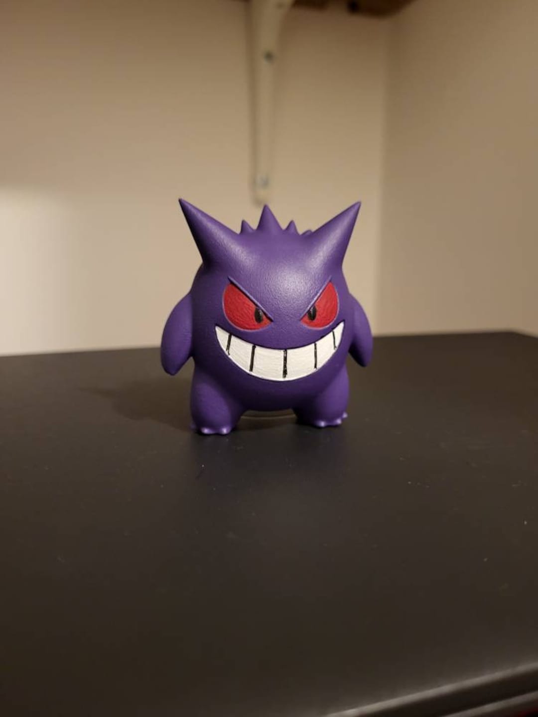 Pokemon Gengar Figure 3D Printed Pokemon Resin. Sanded and Hand Painted ...