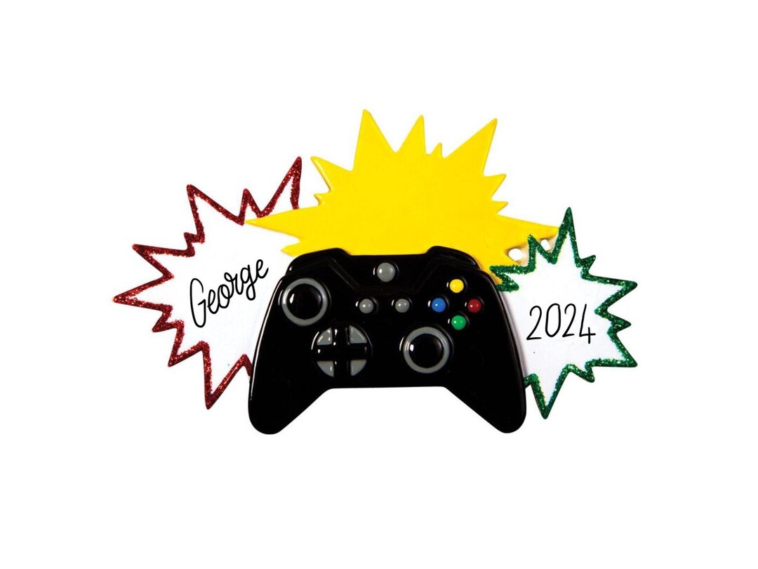 Gamer Ornament - 2024 Boy Girl Gamer Ornament, Personalized Holiday ...