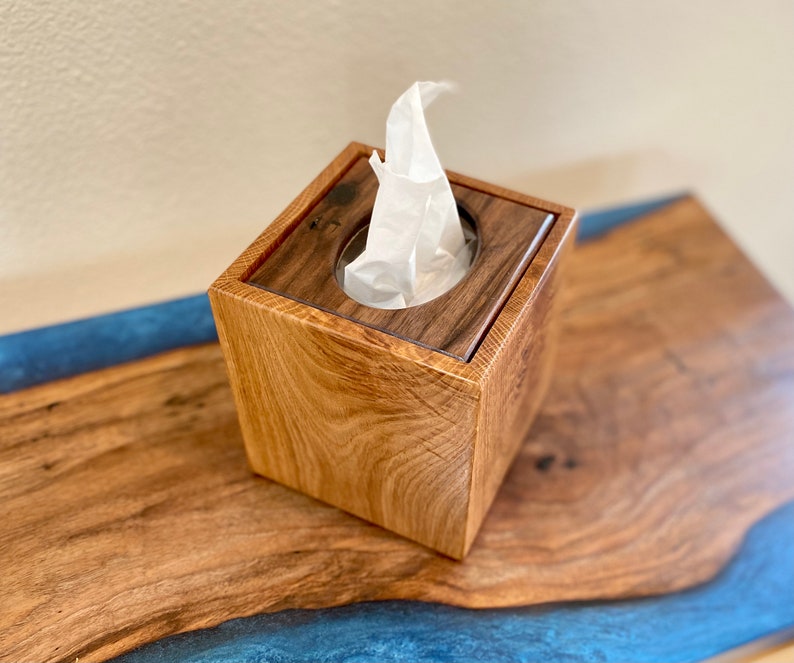 White Oak Tissue Box Cover Tissue Box Cover - Etsy