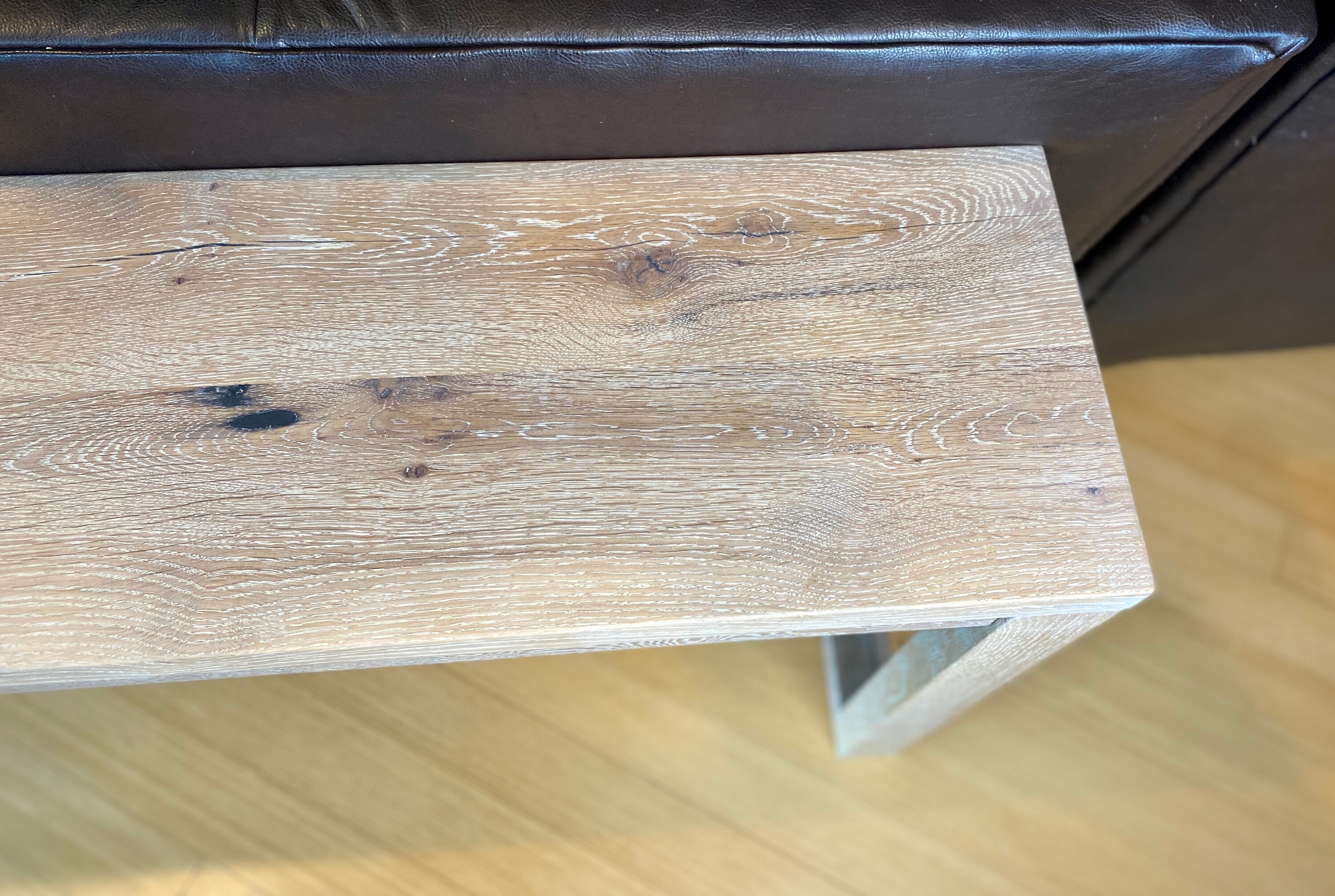 16 Deep Modern White Oak Console Table Sofa Table Hall - Etsy