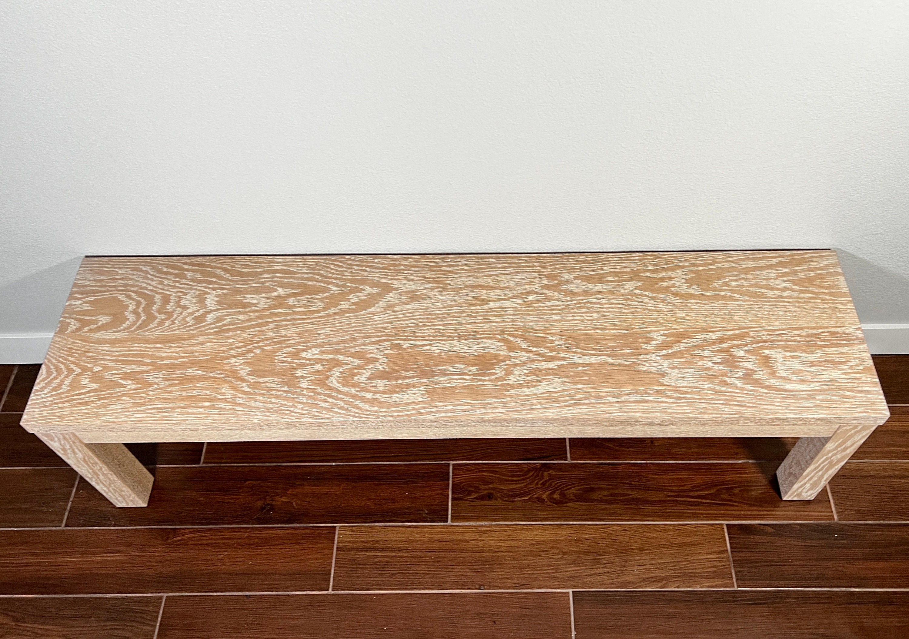 White Oak Entryway Bench Mudroom Bench - Etsy