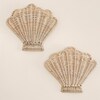 Rattan Seashell Wall Decor, Boho Rattan Nursery Decor, Shell Nursery ...