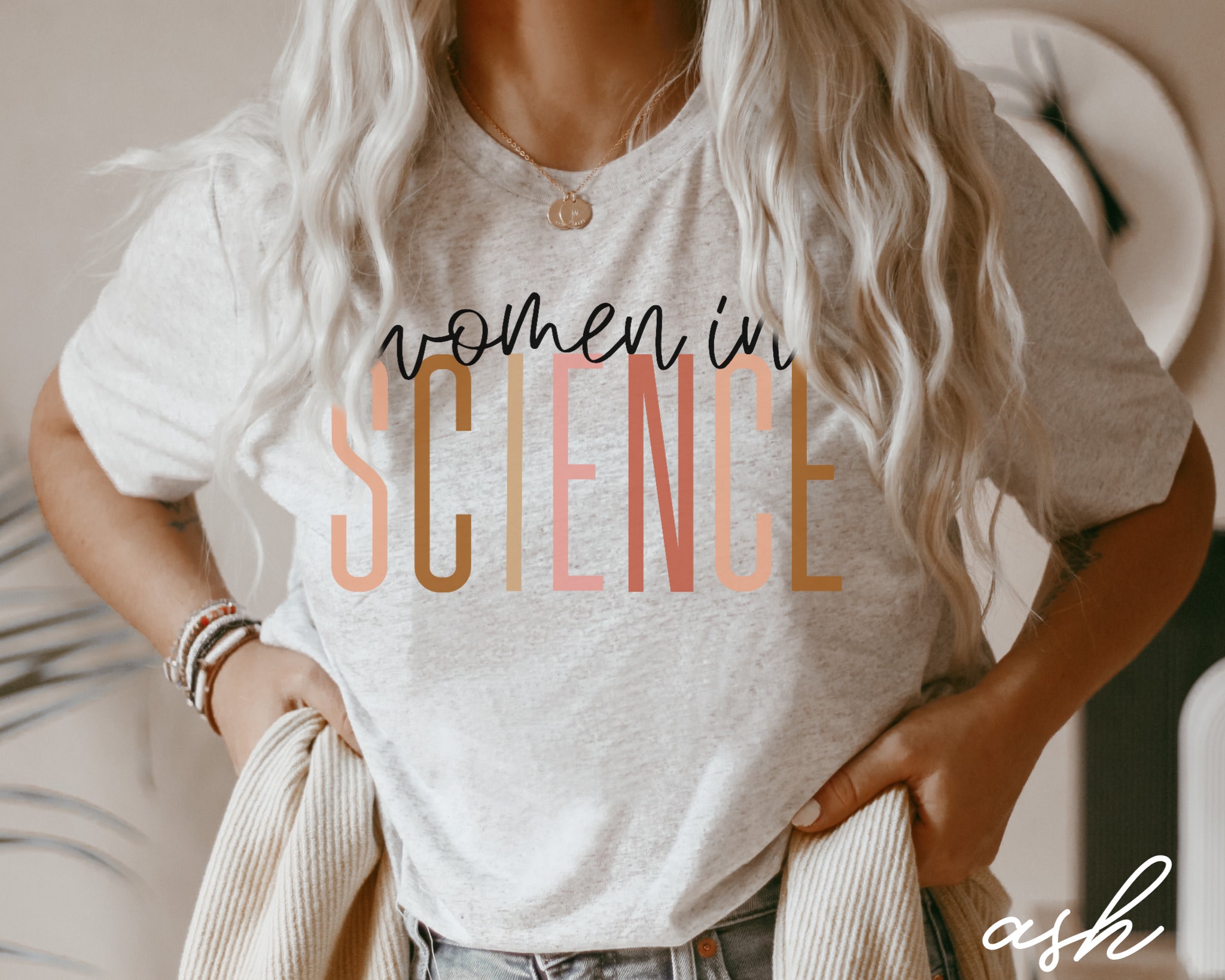 Women in Science Boho Science Shirt Science Gifts Science - Etsy