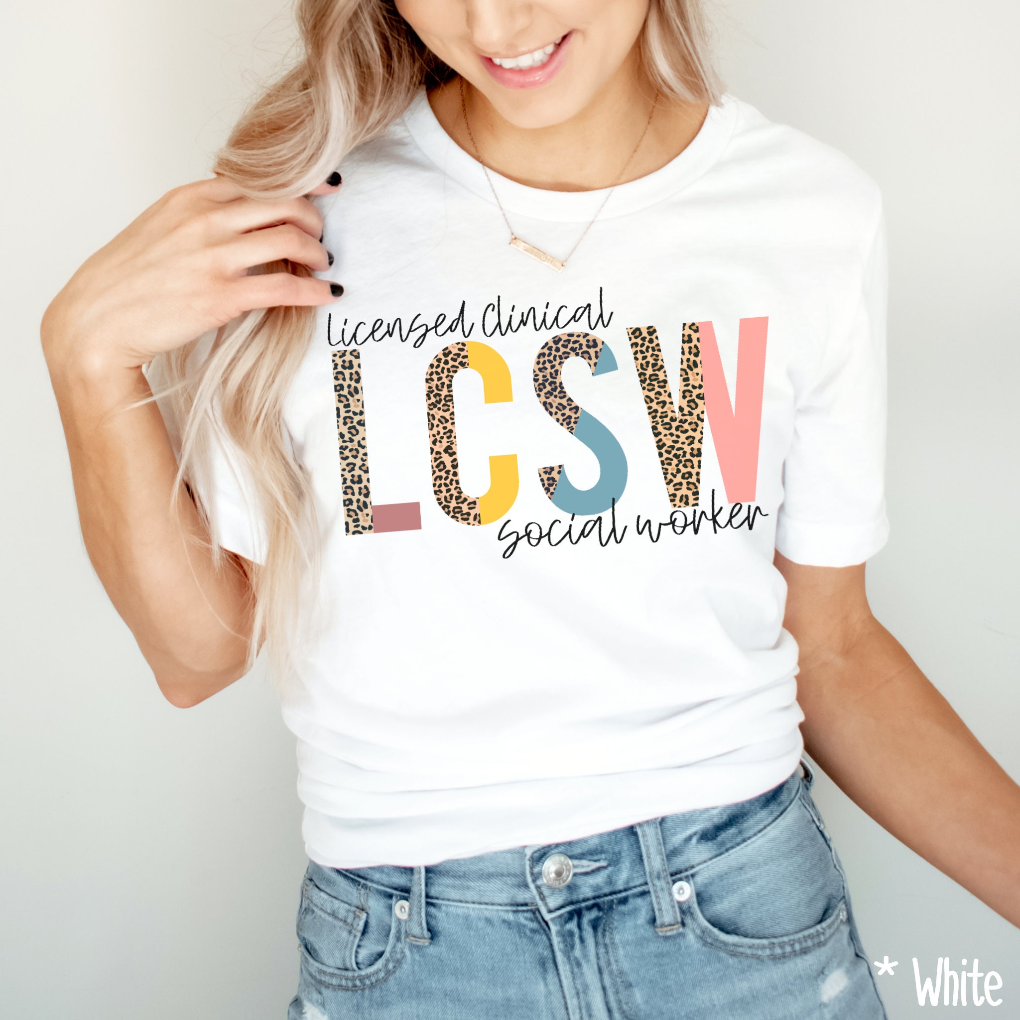 LCSW Tee Social Worker Shirt Social Worker T Shirt Gift for Social ...