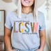 LCSW Tee Social Worker Shirt Social Worker T Shirt Gift for Social ...