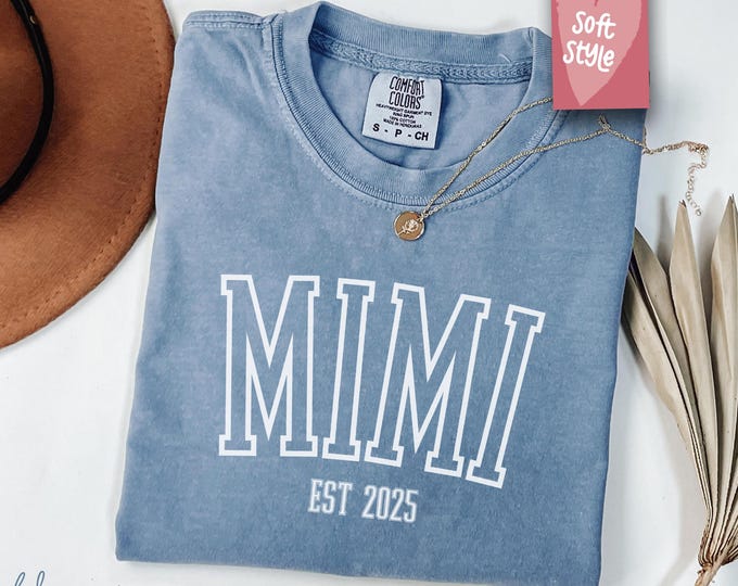 Comfort Colors® Mimi Shirt, Mimi T-shirt, Mimi Tee, Cute Mimi Shirt, Gift for Mimi, Grandma Gift ...