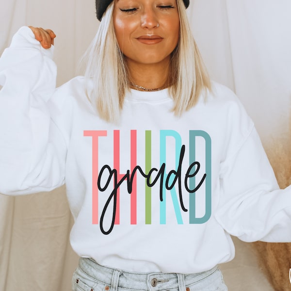 3rd Grade Teacher Shirt - Etsy