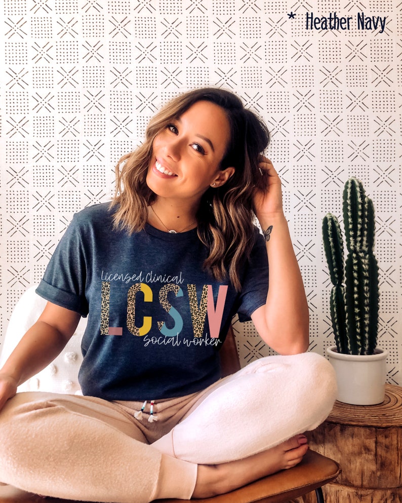 LCSW Tee Social Worker Shirt Social Worker T Shirt Gift for Social ...