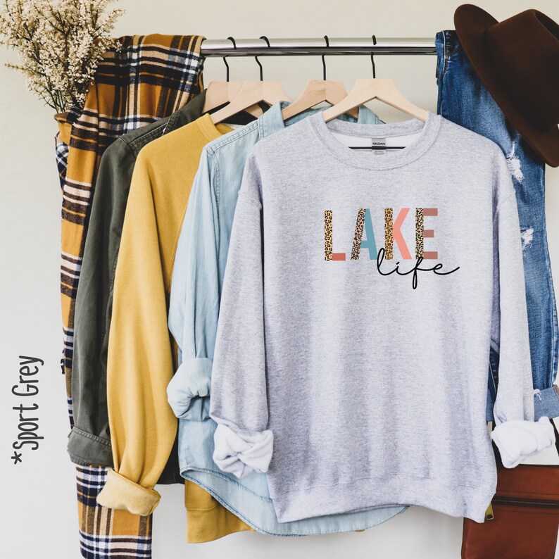 Lake Life Heavy Blend Crewneck Sweatshirt Lake Sweater Lake - Etsy