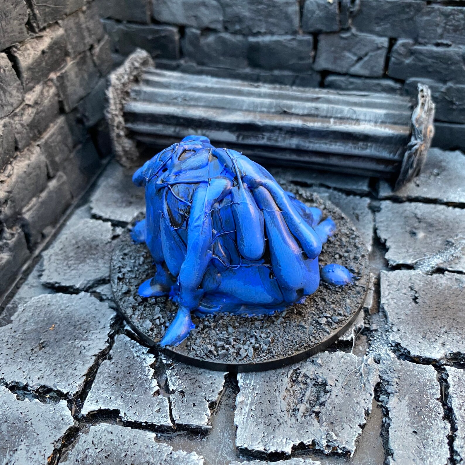 Giant Blue Slime Ooze Miniature for DND Dungeons and Dragons - Etsy