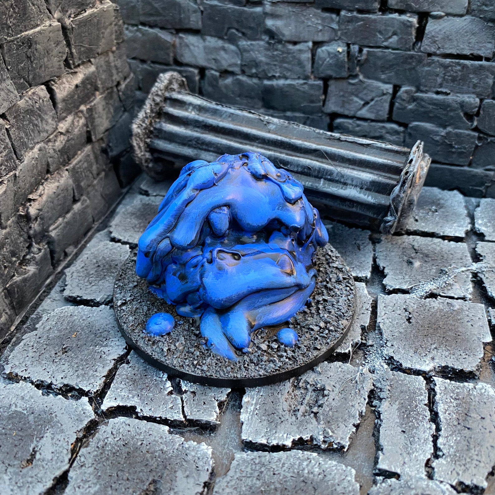 Giant Blue Slime Ooze Miniature for DND Dungeons and Dragons - Etsy