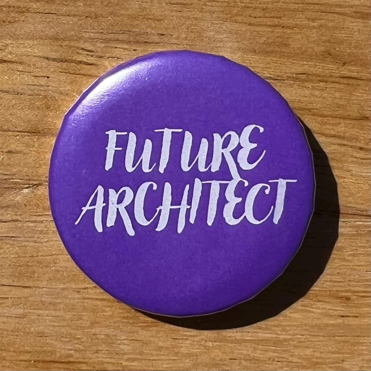 Future Architect Button Pin 14 - Etsy