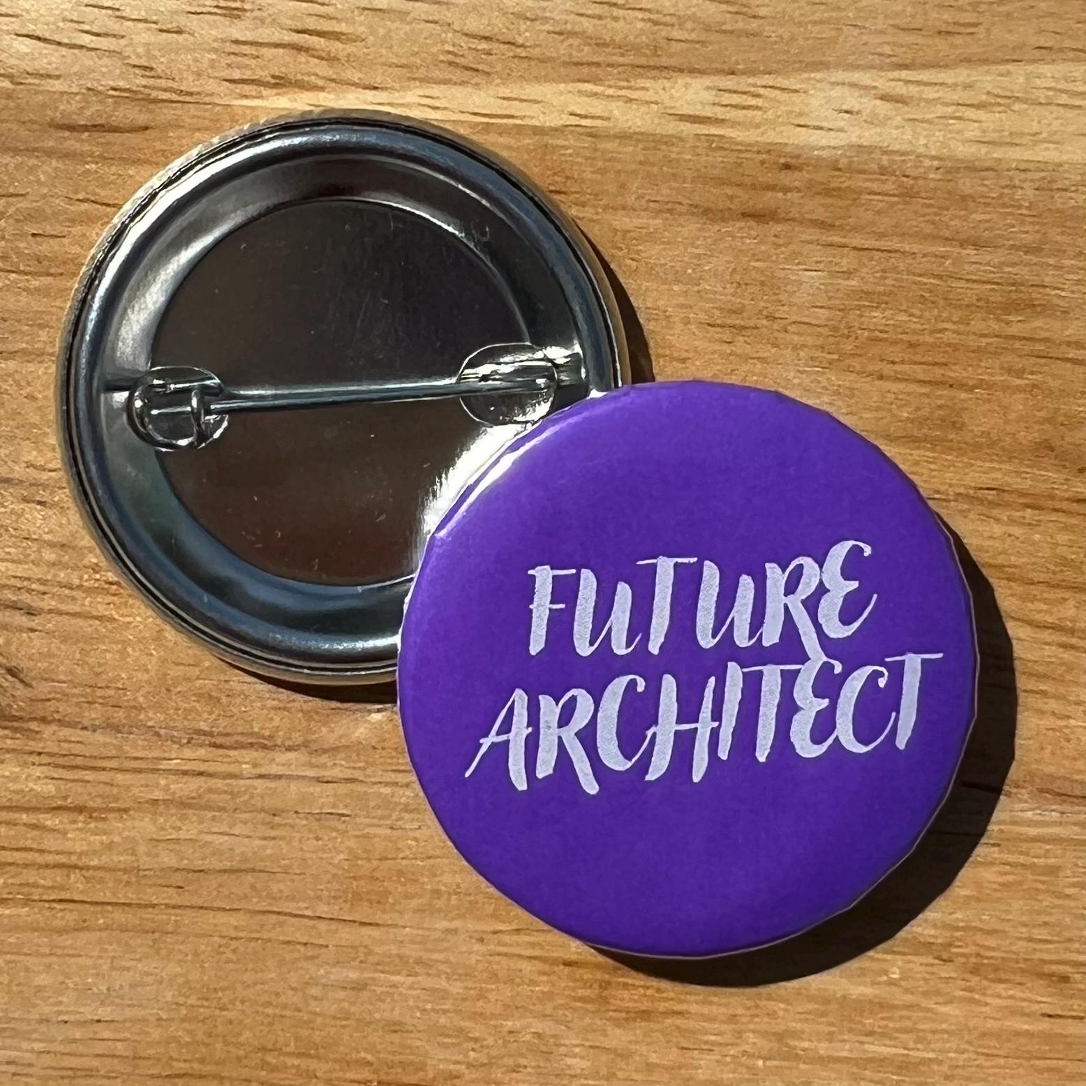 Future Architect Button Pin 14 - Etsy