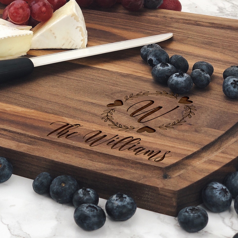 Monogram Cutting Board - Etsy