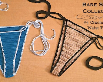 Crochet Thong Pattern, Crochet Bikini Pattern, Easy Crochet Bikini ...