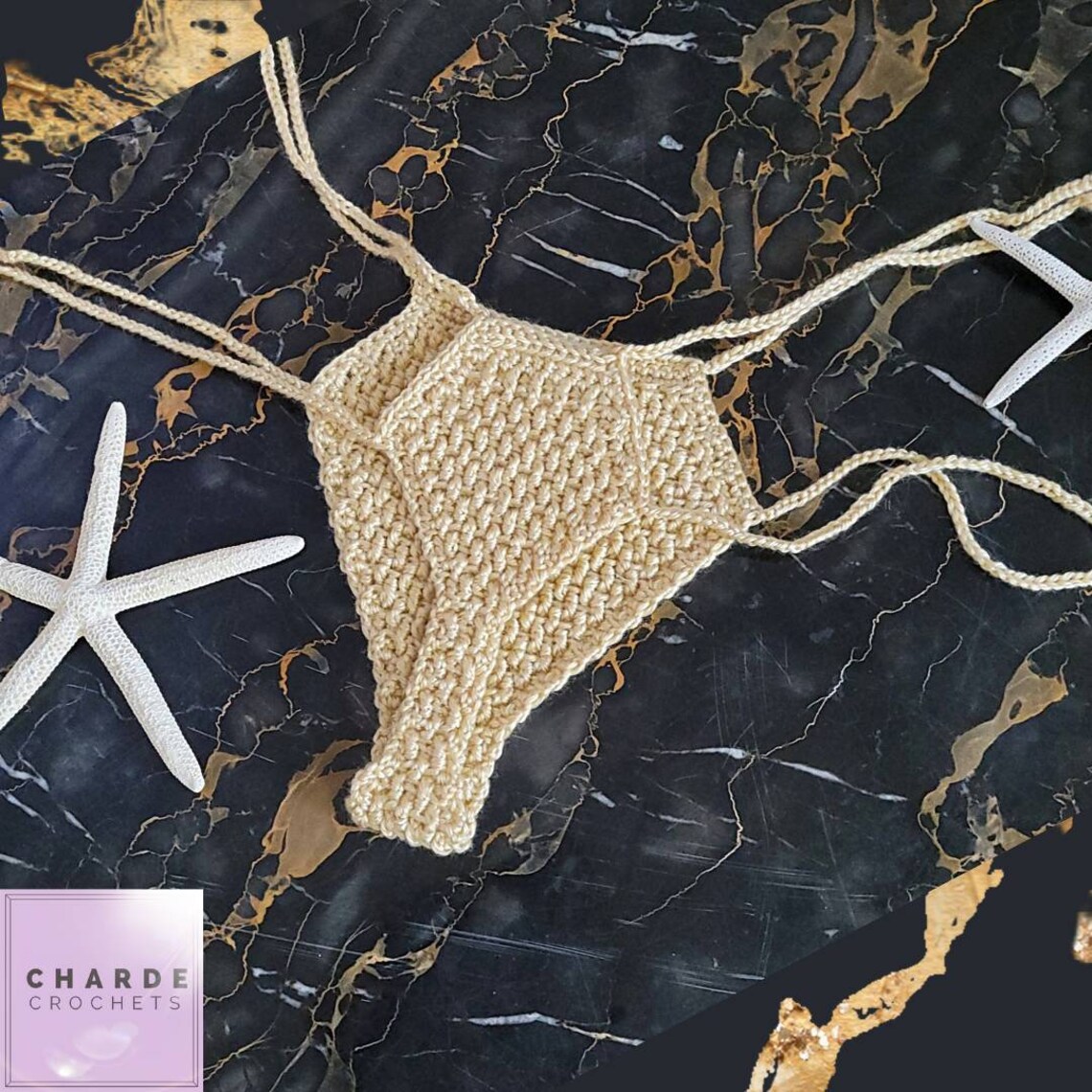 Crochet Thong Bikini Pattern Crochet One Piece Thong Bikini Etsy