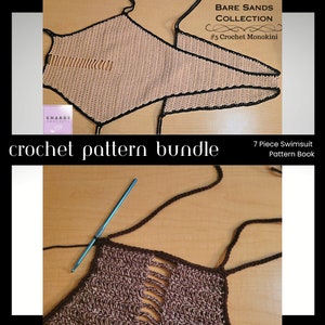 Crochet Pattern Bundle, Crochet Bikini Pattern, Crochet Bikini Top ...