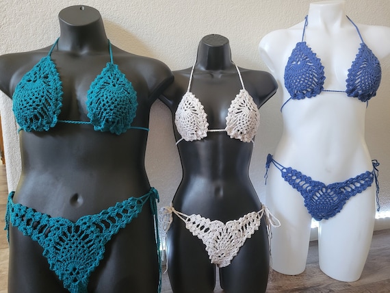 Crochet Pineapple Bra