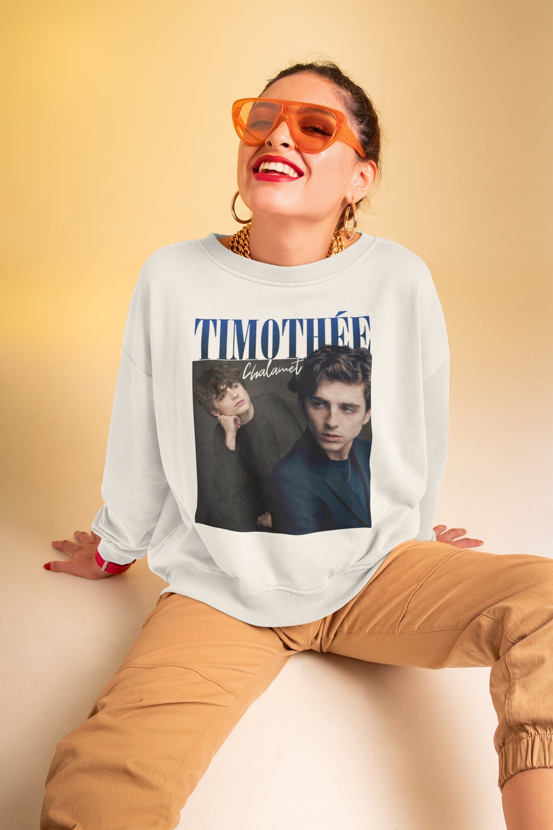 Timothée Chalamet Sweatshirt, Timothée Chalamet Sweater - Etsy