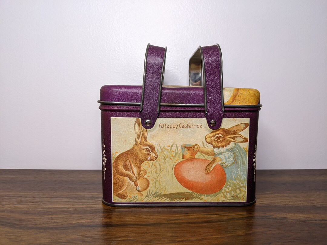 Vintage Peter Rabbit Easter Tin With Handles - Etsy