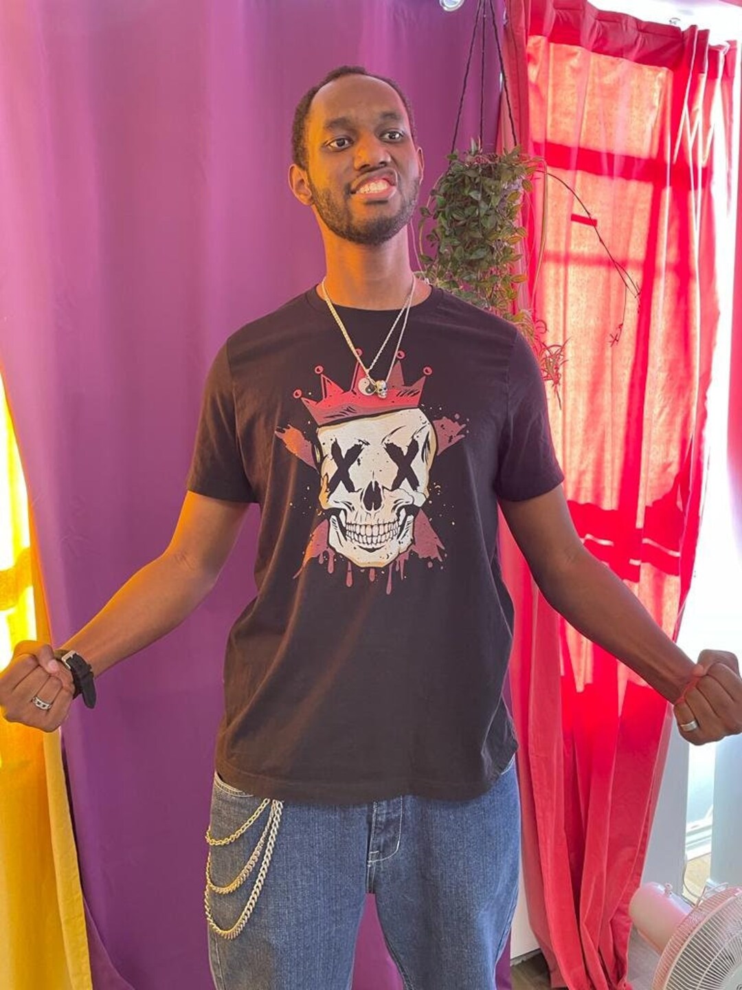 The Skull King T Shirt Skull Shirt Skeleton Head Shirt Etsy Canada