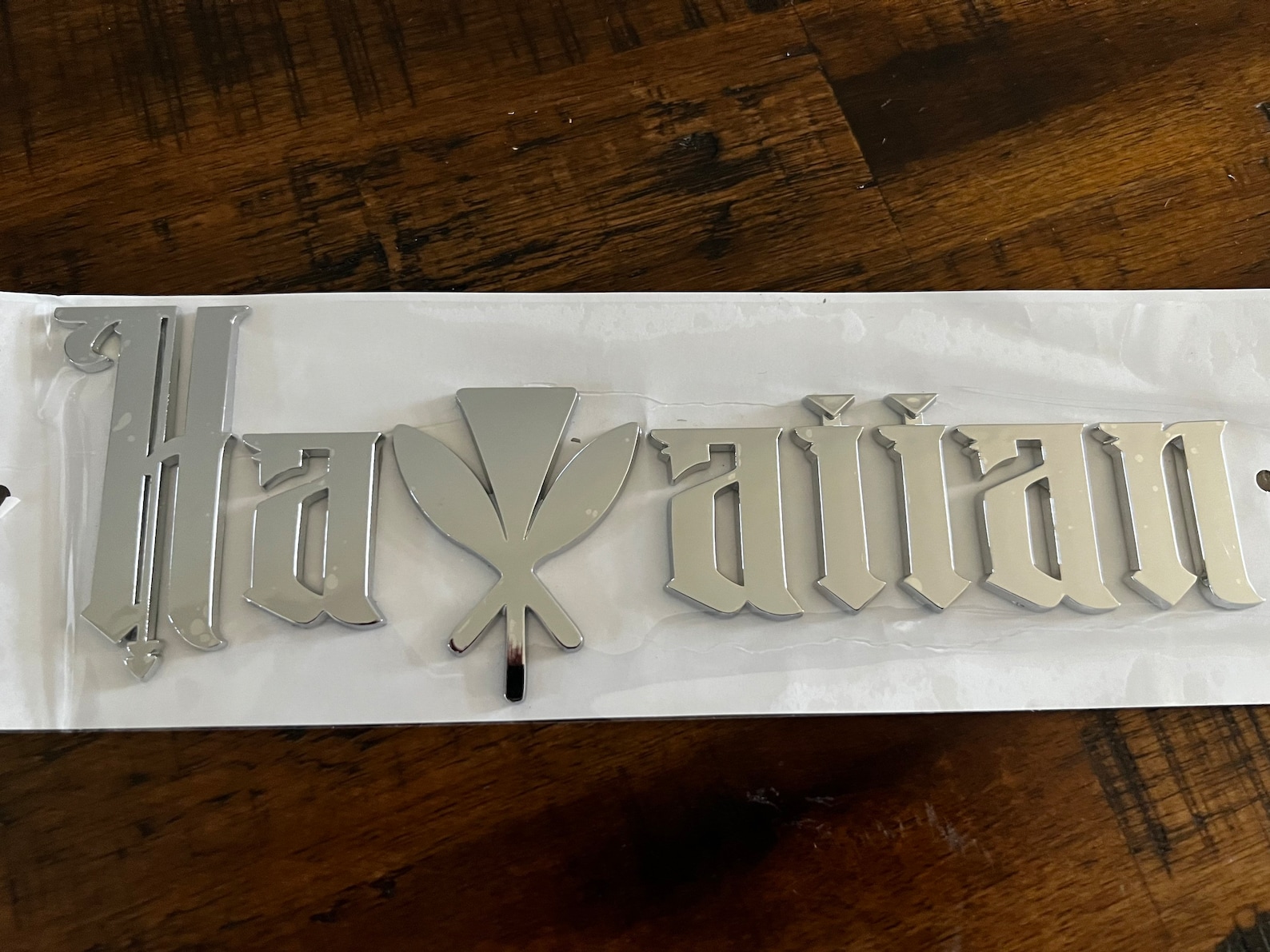 Hawaiian 3D Car Emblem Decal - Etsy