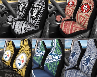 Football Tribal Car Seat Covers set of 2 Etsy