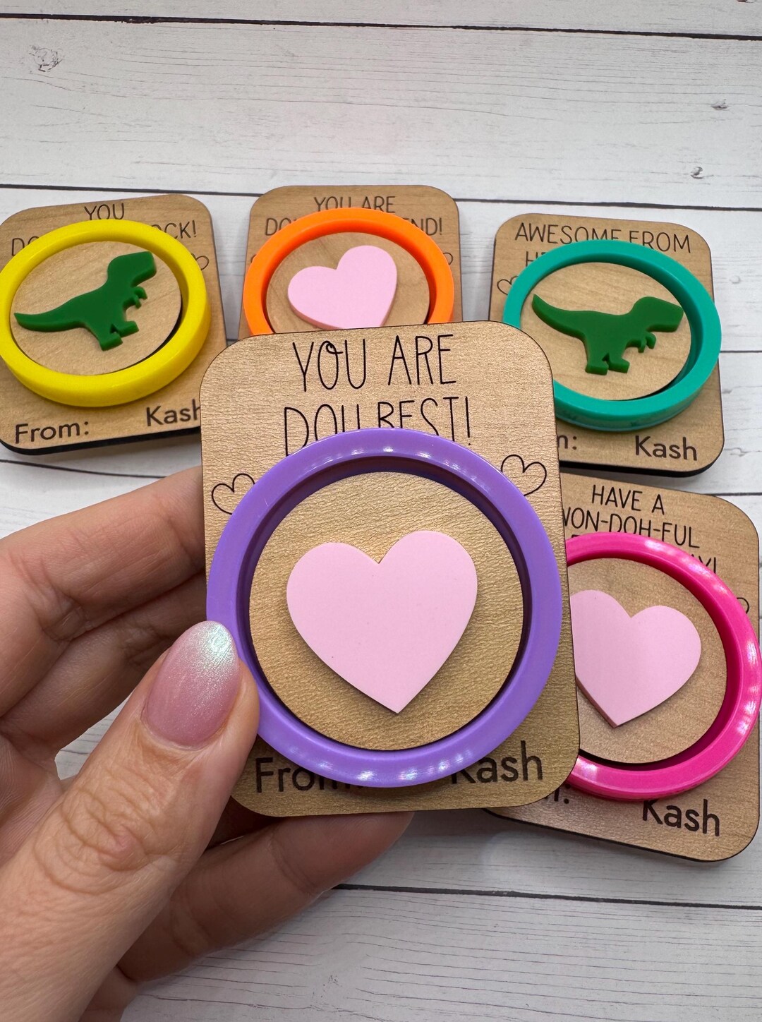 Valentine’s Day Card With Play Dough & Stamp – Non Candy Classroom ...
