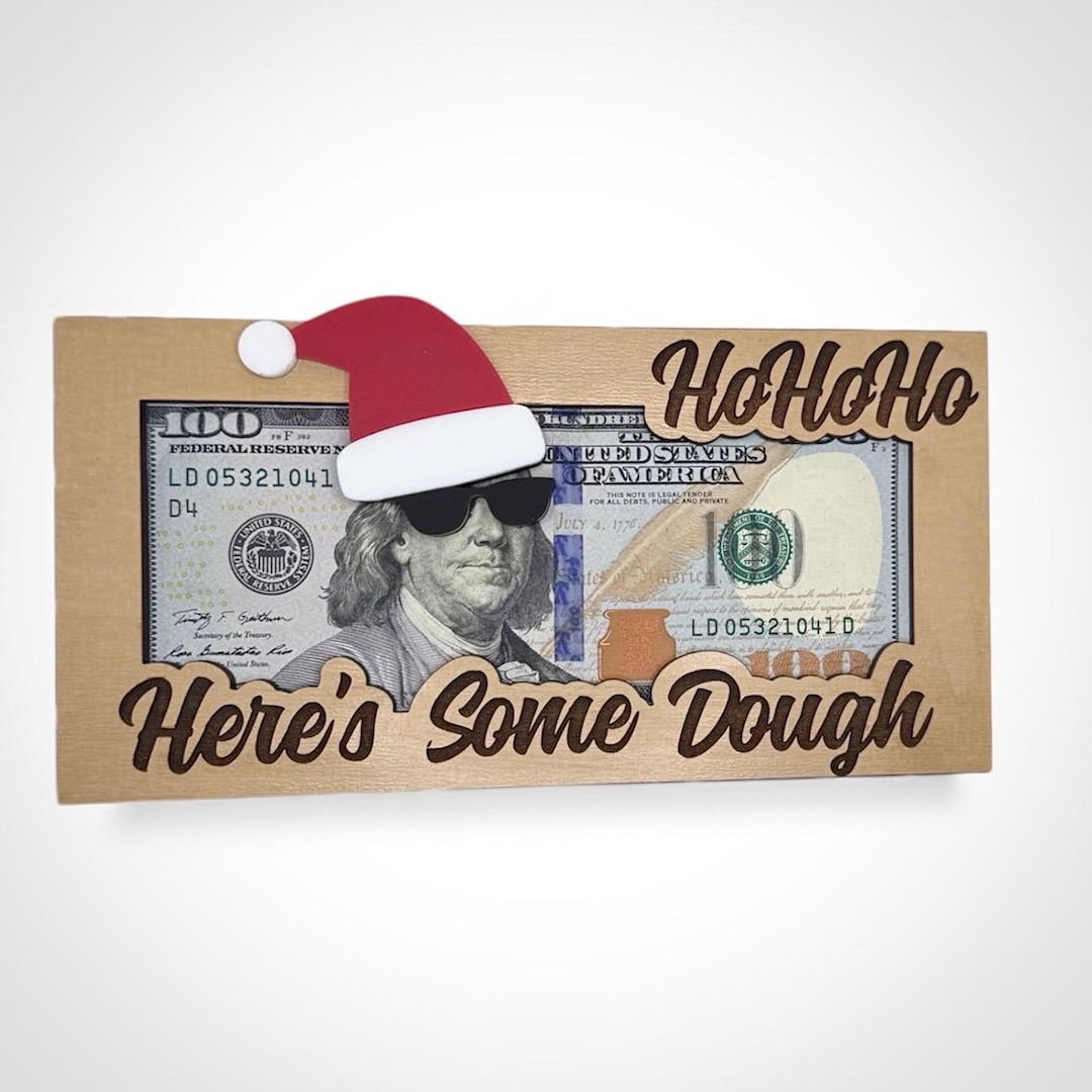 Christmas Money Holder 50 and 100: Gift Card Stocking Stuffer - Etsy