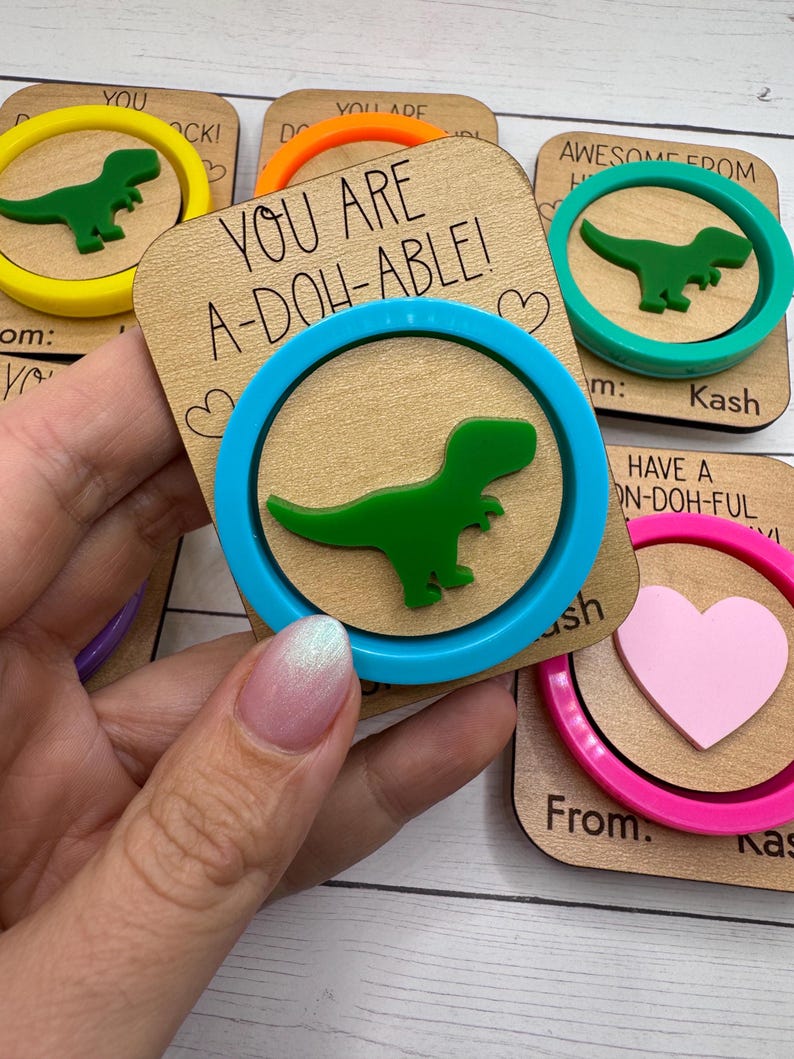 Valentine’s Day Card With Play Dough & Stamp – Non Candy Classroom ...