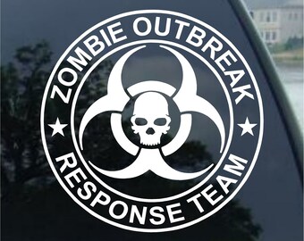 Zombie Car Decal | Etsy