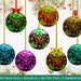 Christmas Baubles Clipart, Christmas Graphics, Holly Clipart, Digital ...