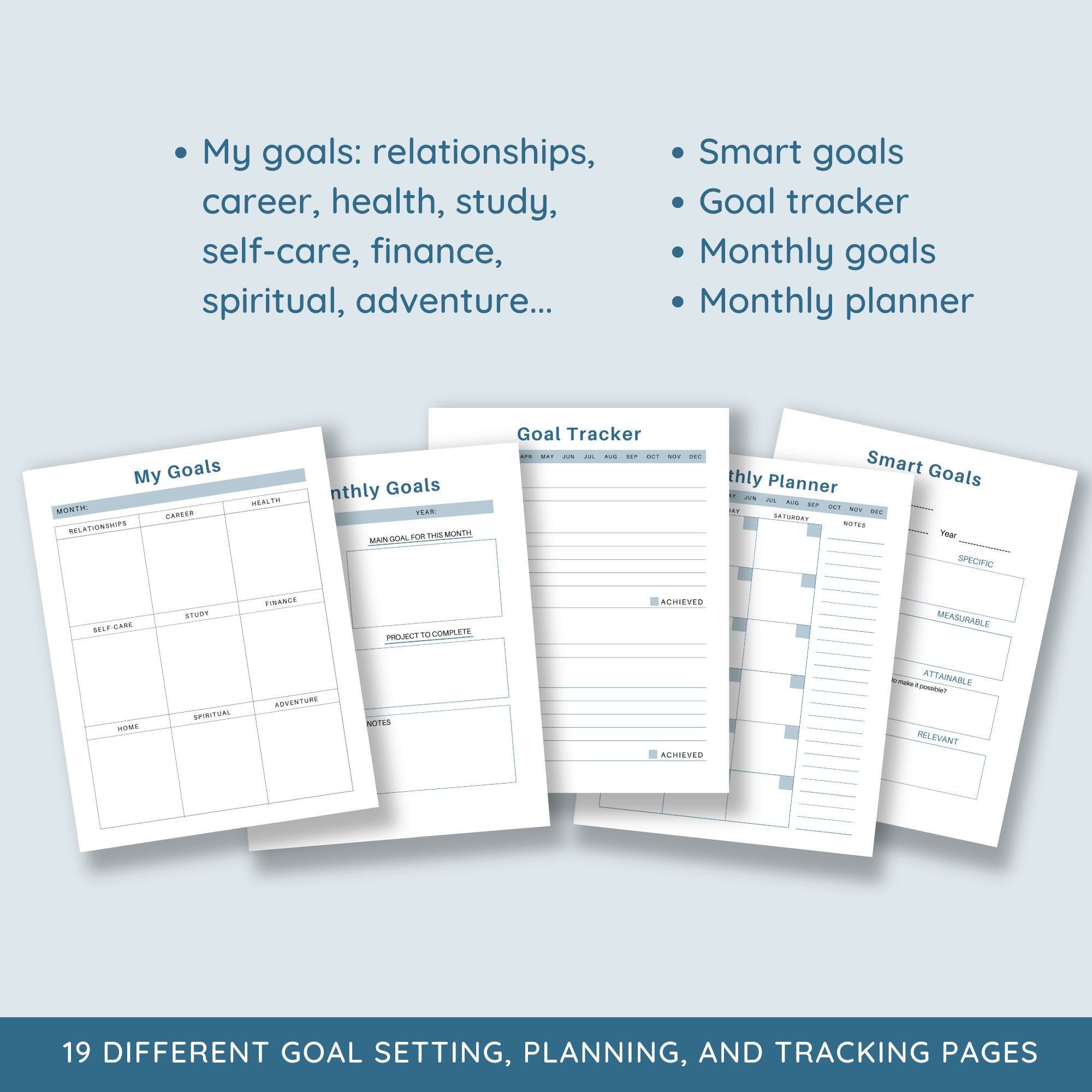 2023 Life Planner, New Year Planner, Printable 2023 Planner, Organize ...