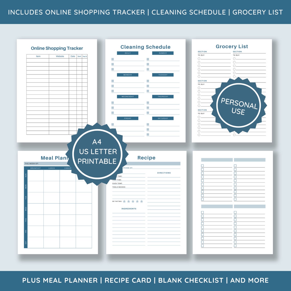 2023 Life Planner, New Year Planner, Printable 2023 Planner, Organize ...