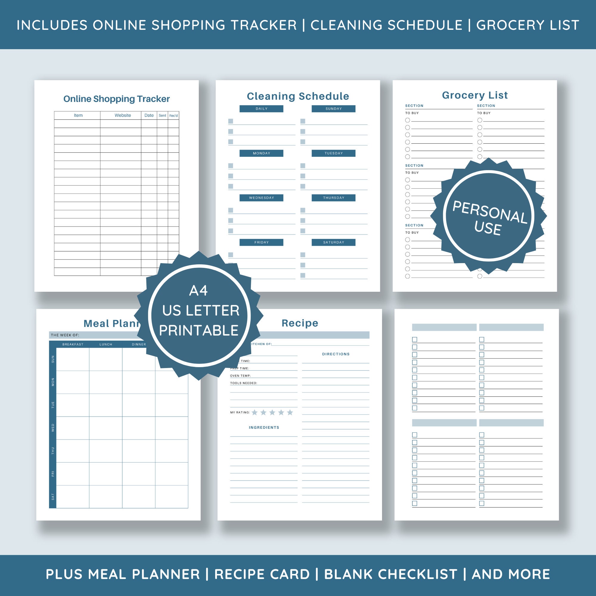 2023 Life Planner, New Year Planner, Printable 2023 Planner, Organize ...